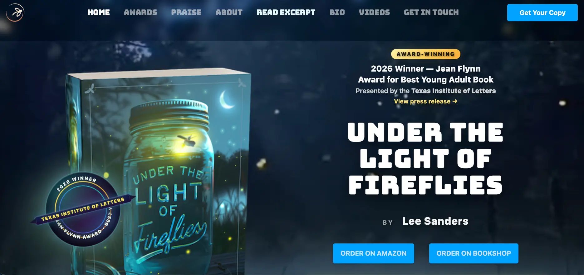 Under the Light of Fireflies by Lee Sanders | Award-Winning Coming-of ...